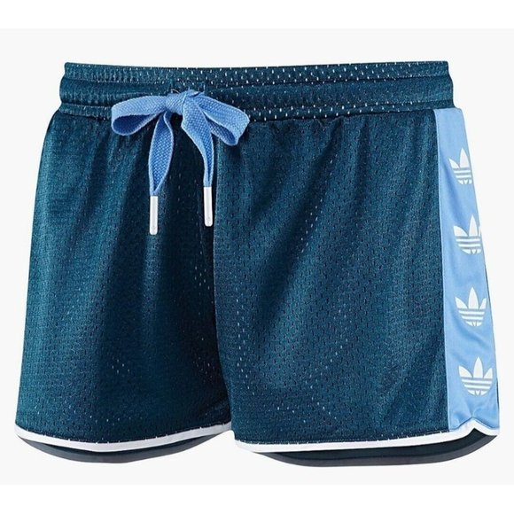 adidas | Shorts | Adidas Originals Mesh Detail Athletic Shorts Triblue ...